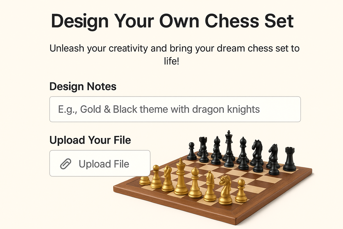 Design Your Own Chess Set – Personalized Just for You – Checkmate & Chill